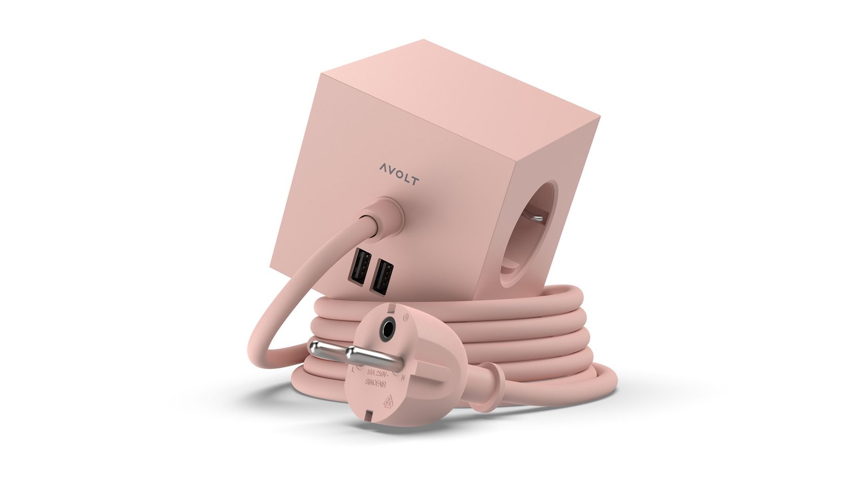 SQUARE 1 | Plastic electrical socket By Avolt design Avolt design studio