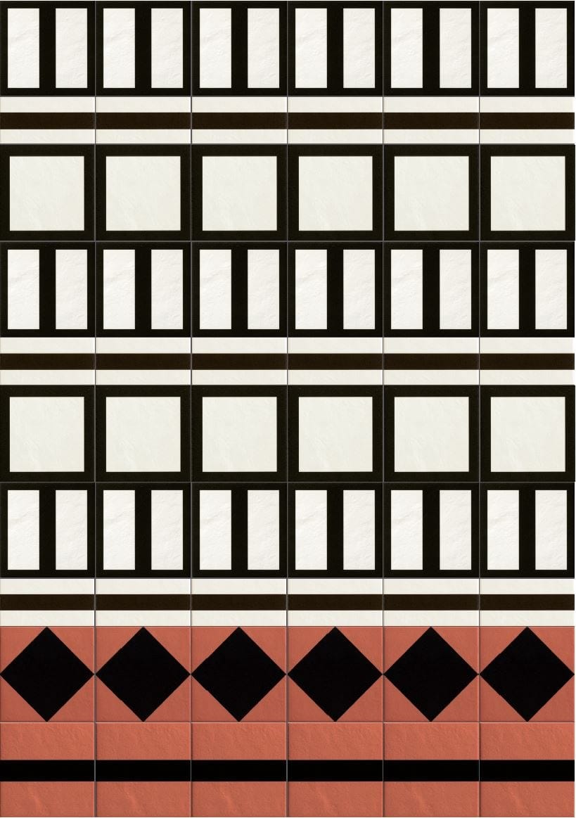 MATTONELLE MARGHERITA Glazed porcelain stoneware wall/floor tiles By ...