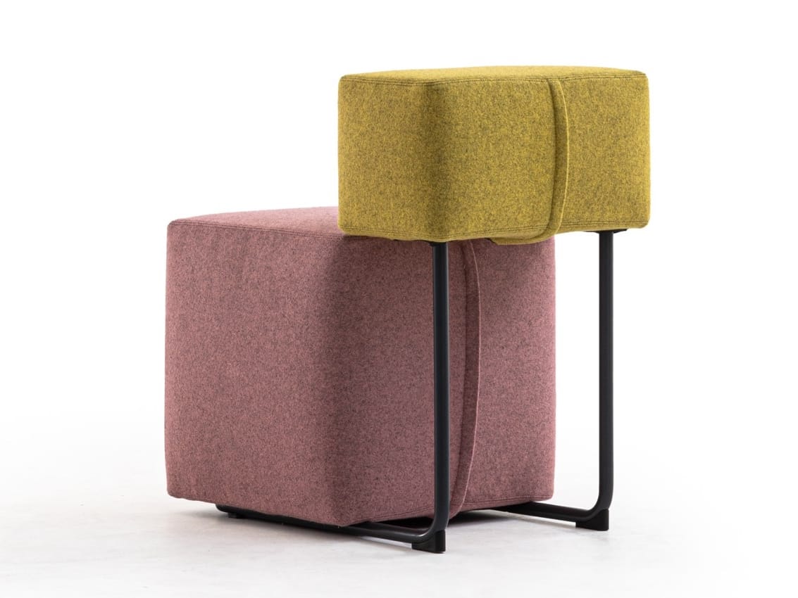SQUARE Fabric easy chair By Moroso | design Jonathan Olivares