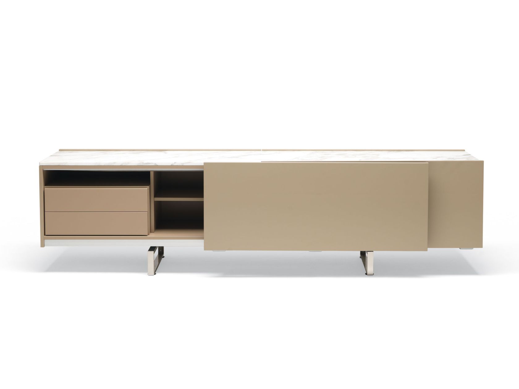 SQUARE | Sideboard with sliding doors By MisuraEmme design Mauro Lipparini