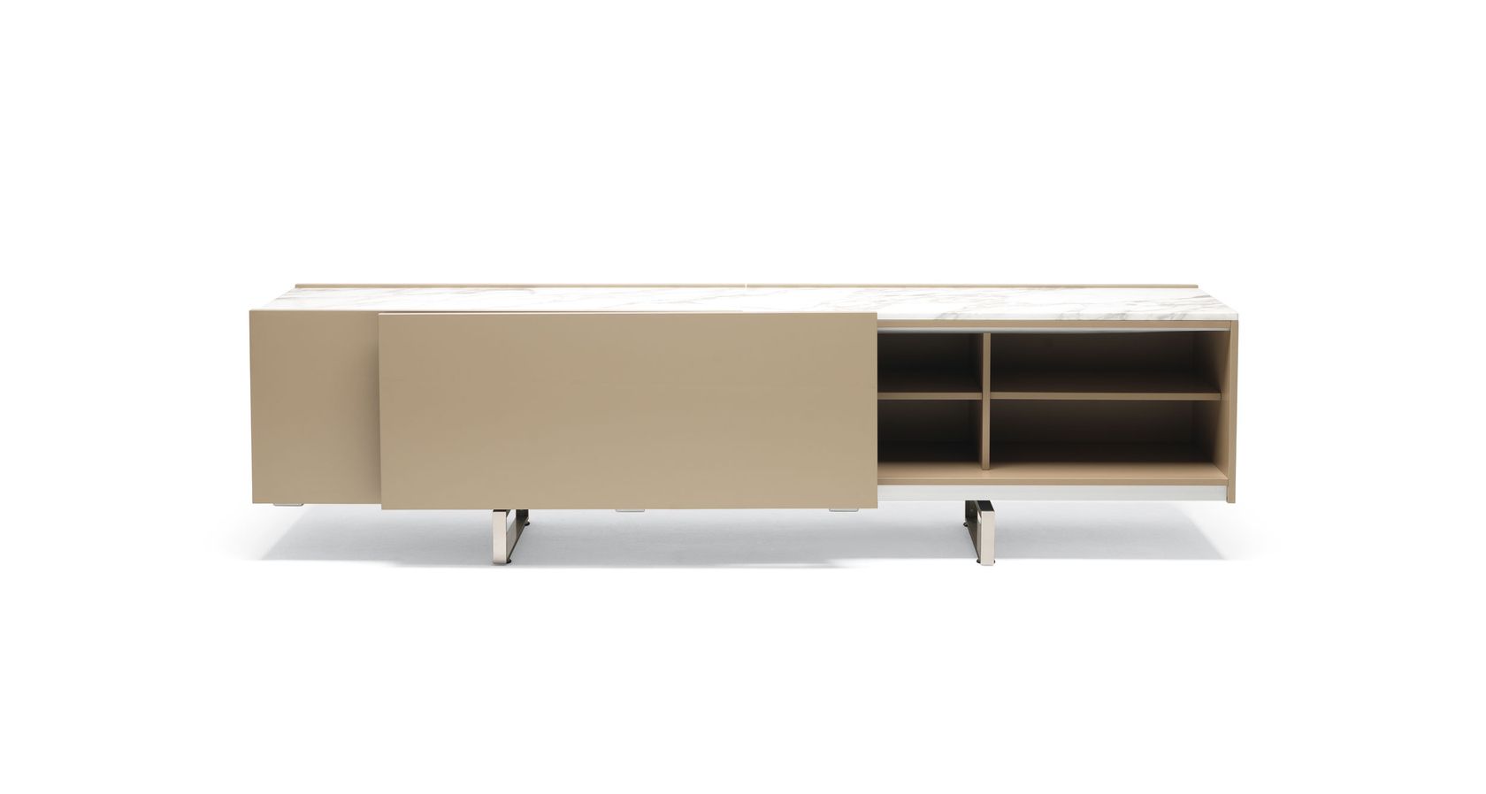 SQUARE | Sideboard with sliding doors By MisuraEmme design Mauro Lipparini