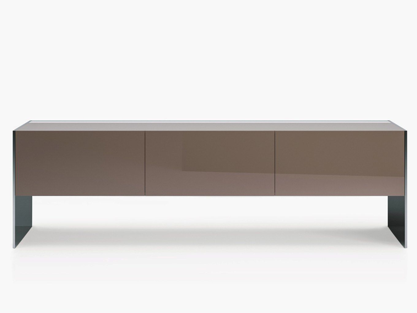 Stainless steel sideboard with flap doors STEEL By ACERBIS design ...