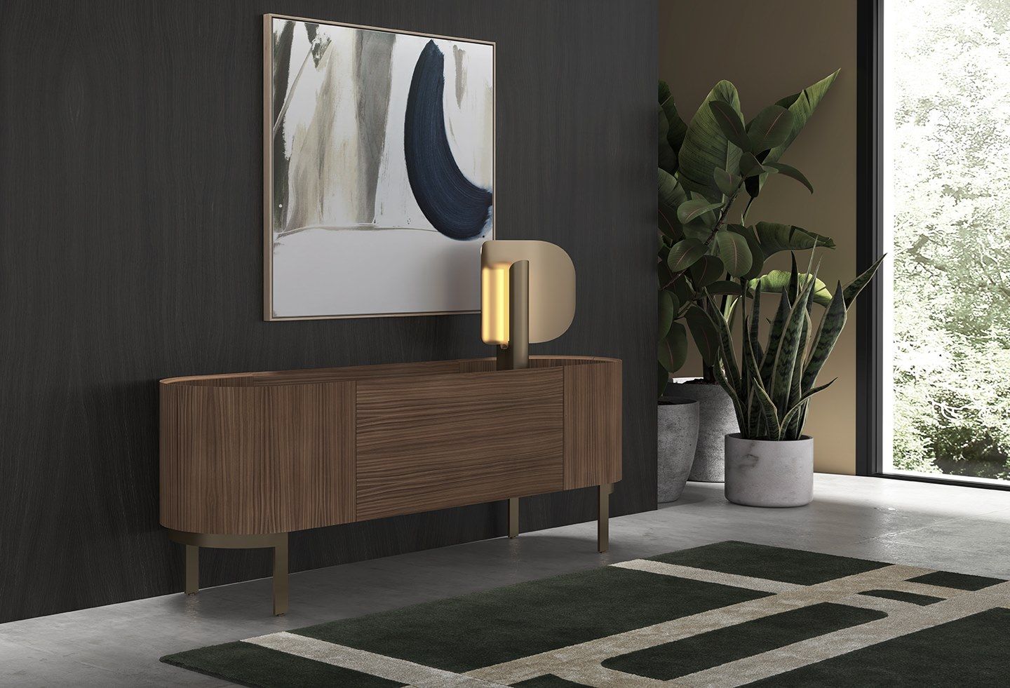 STOCKHOLM LED aluminium table lamp By Punt | design Mario Ruiz