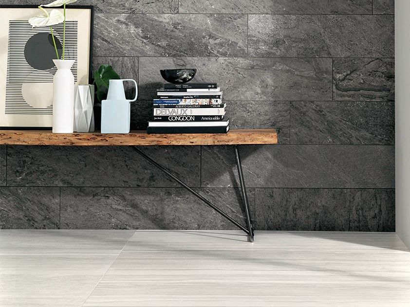 Indoor/outdoor porcelain stoneware wall/floor tiles with marble effect ...