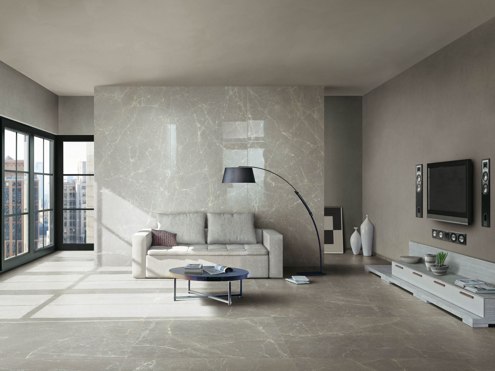 STONTECH 4.0 Porcelain stoneware wall/floor tiles By Florim Ceramiche
