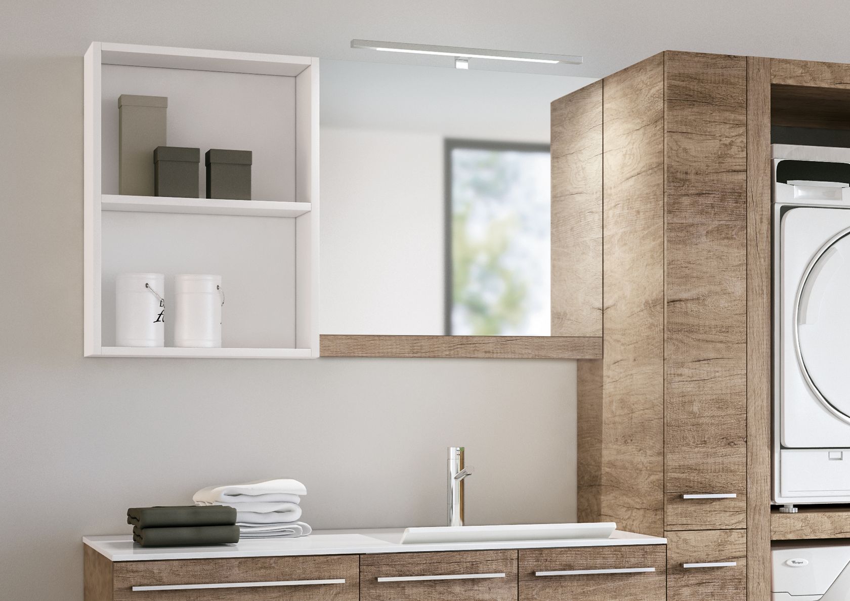 Laundry room cabinet STORE 405 By Gruppo Geromin