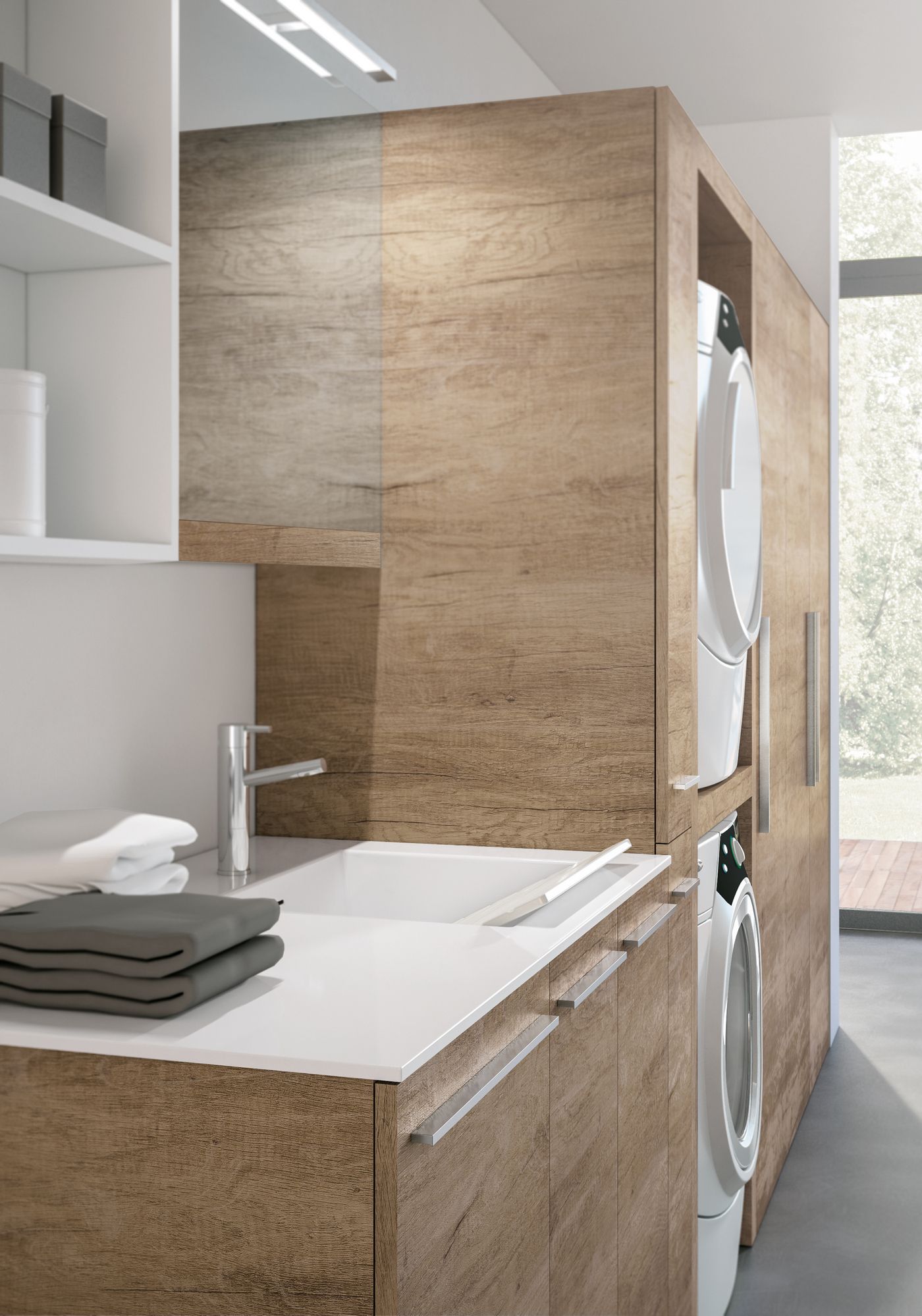 Laundry room cabinet STORE 405 By Gruppo Geromin