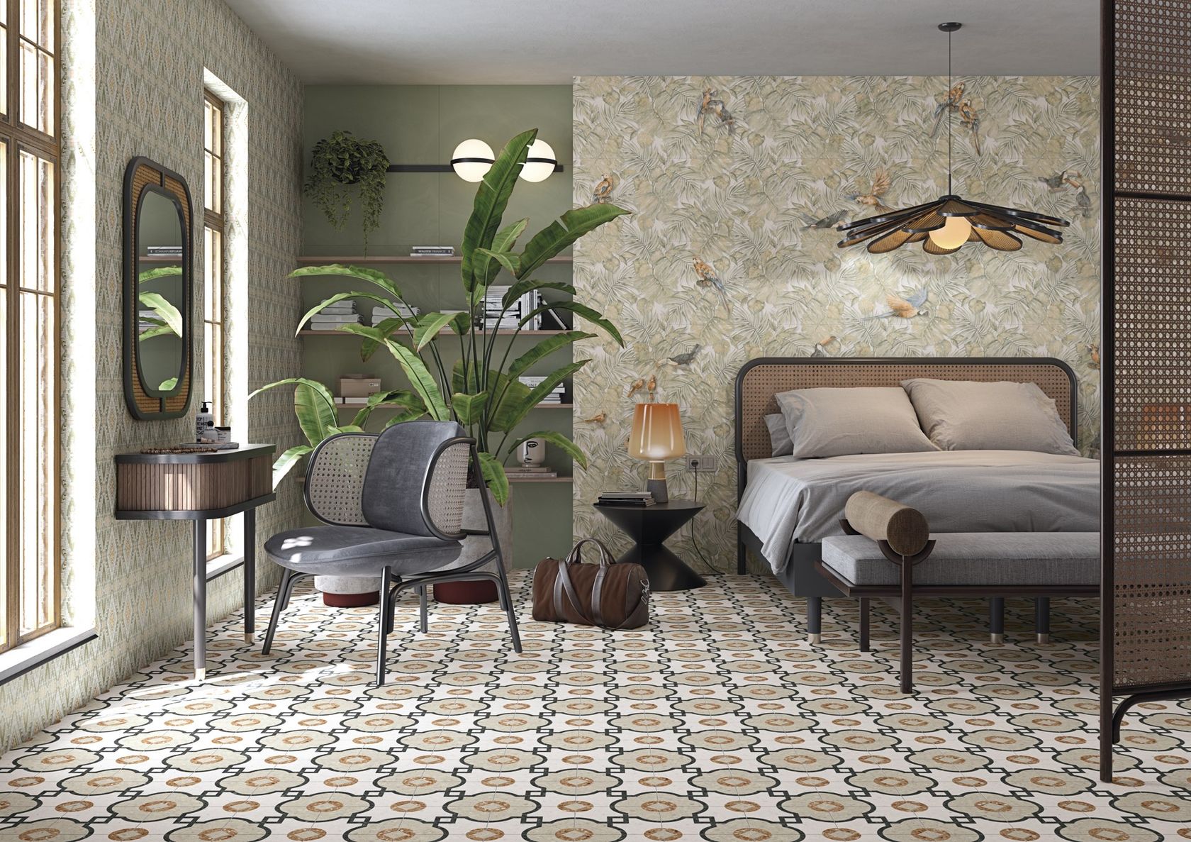 STRAVAGANZA Indoor white-paste wall tiles By VIVES