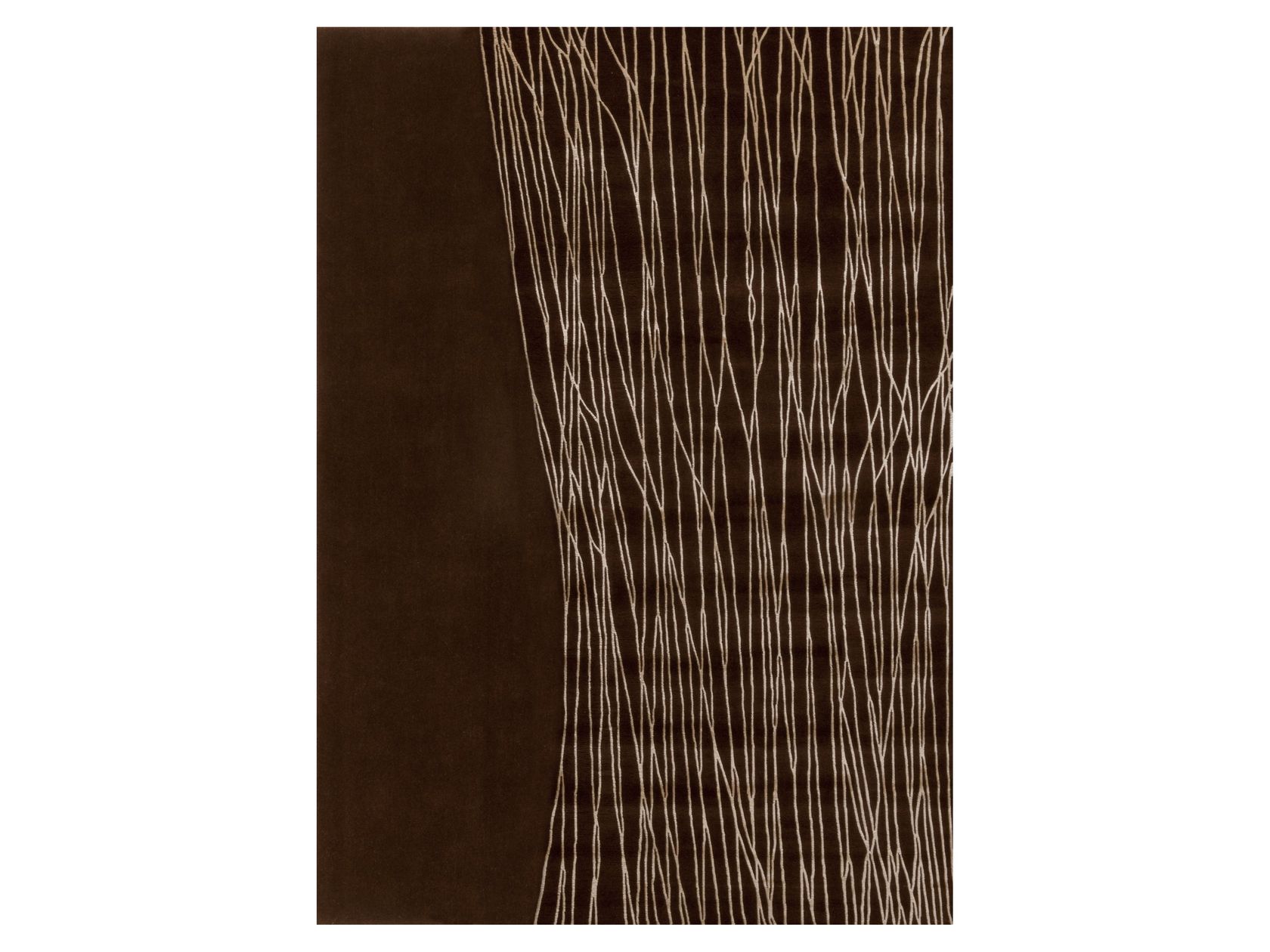 Handmade rectangular rug STRAW By NOW Carpets design Francesc Rifé