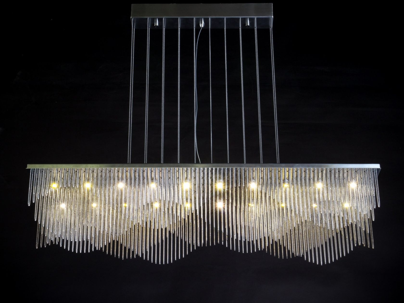 LED pendant lamp STREAMWAVE By Willowlamp design Adam Hoets