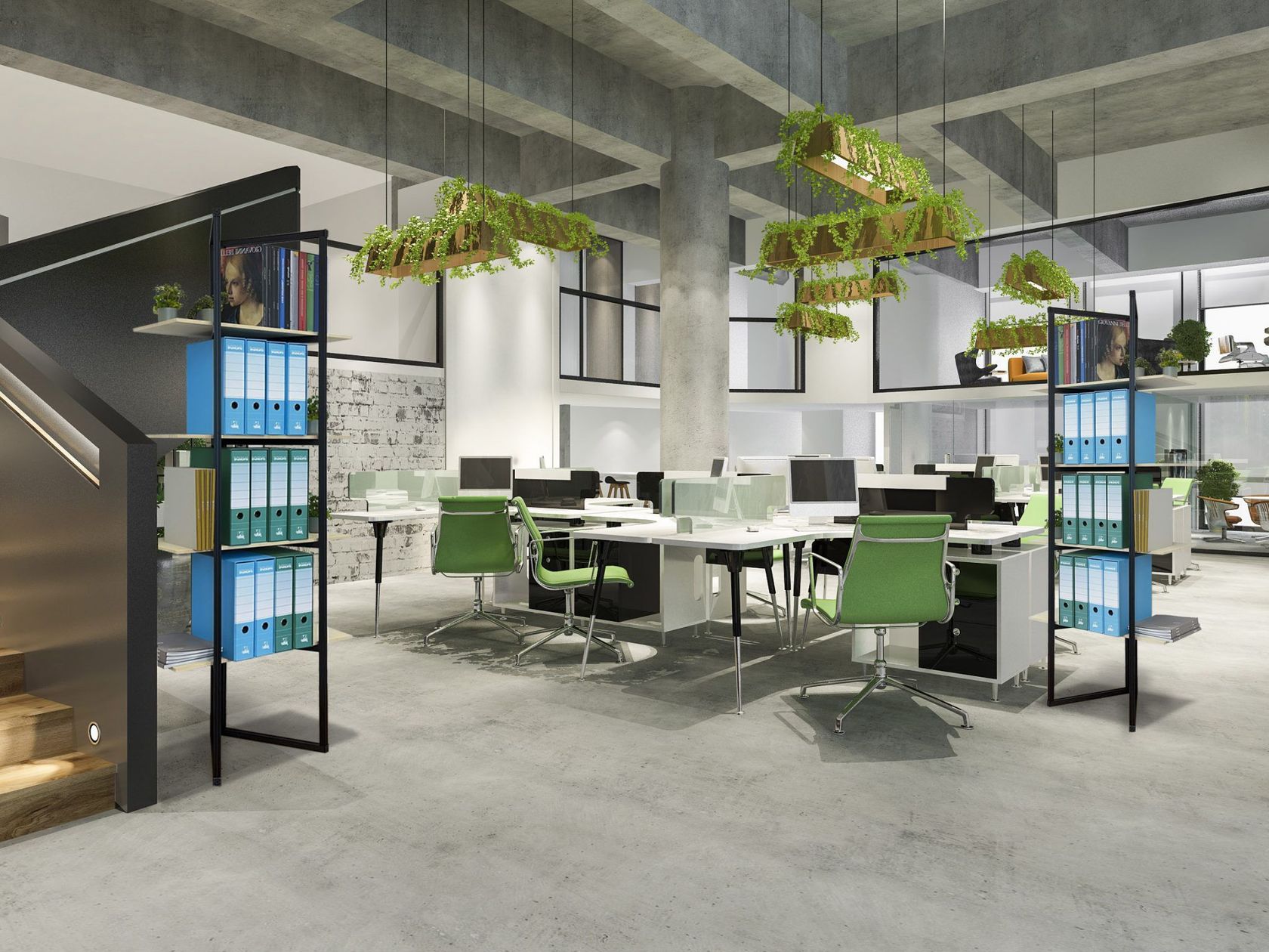 AMBROGIO | Freestanding bookcase Freestanding open aluminium and wood bookcase By STUDIO T