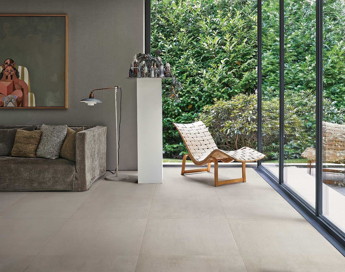 Porcelain stoneware wall/floor tiles with concrete effect STUDIOS OF ...