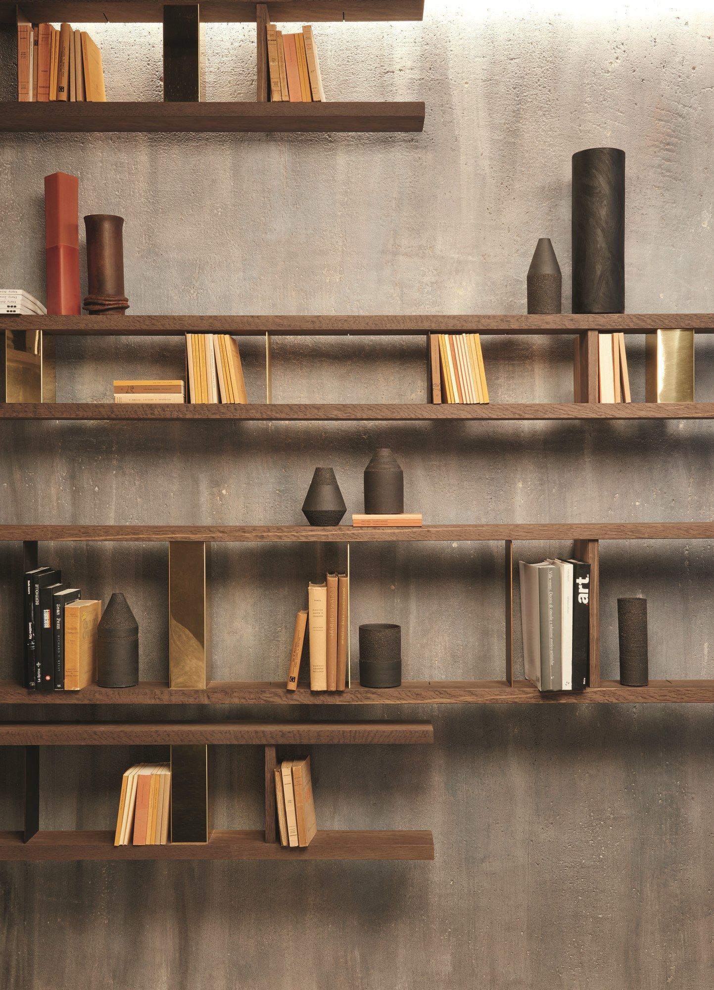 STYLE SET Sectional solid wood bookcase By Henge | design Massimo Castagna