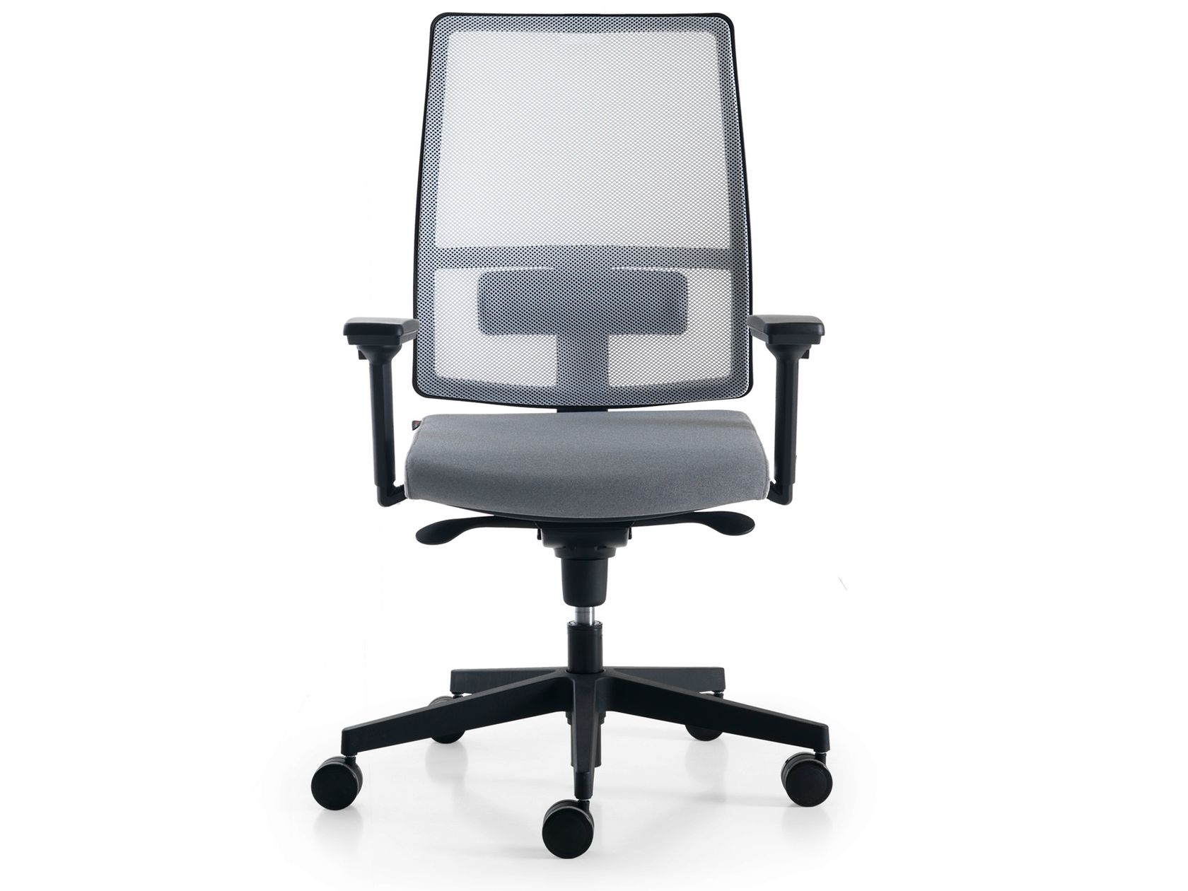 Sedia ufficio operativa ad altezza regolabile in rete a 5 razze con ...