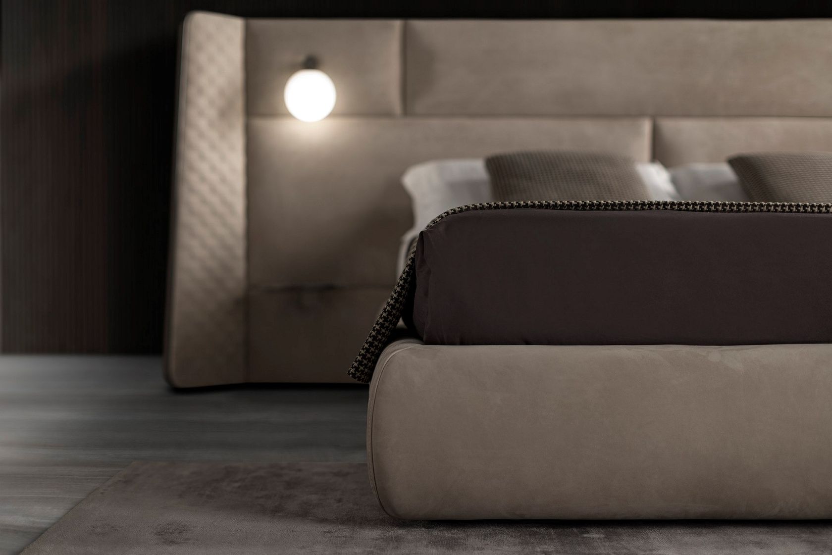 SUITE Bed By Conte - Italian Bed Design | design Giovanni Pesce