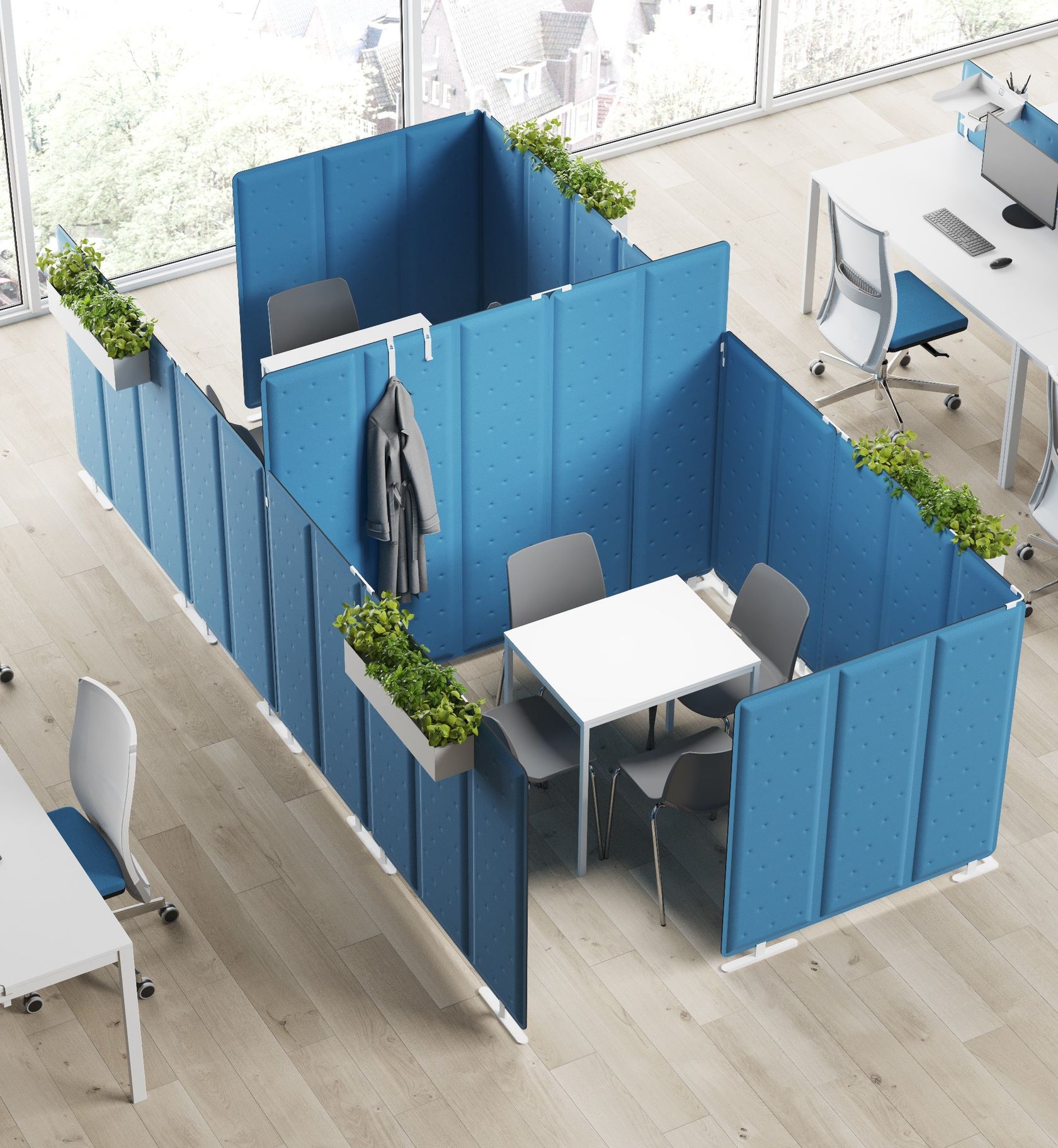 SUITE | Rectangular office desk Suite Collection By Steelbox by ...