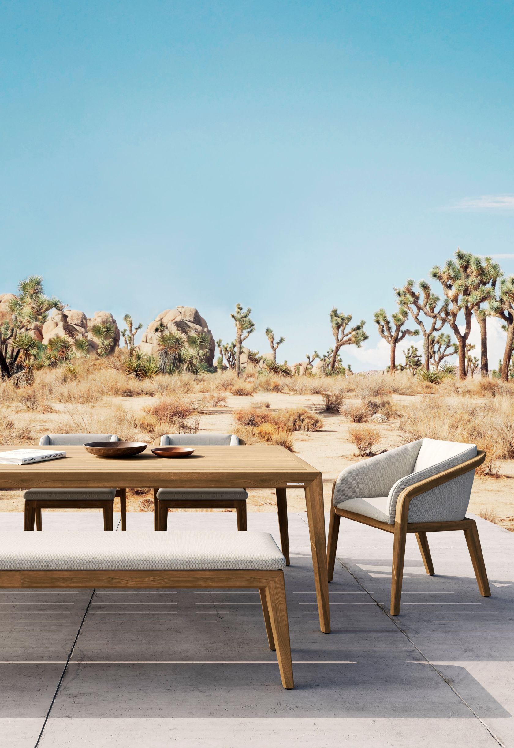 SUNRISE Fabric garden chair with armrests By MANUTTI | design Matthew ...