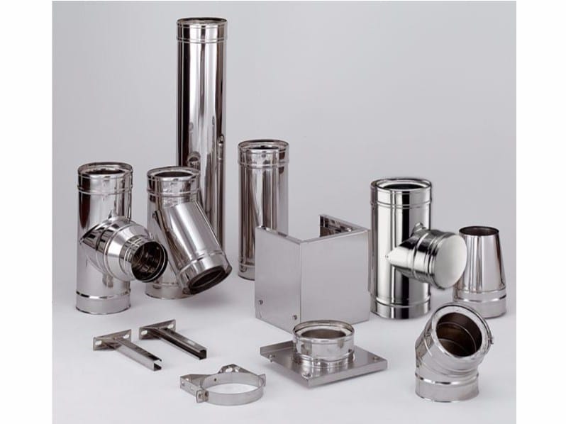 SUPER ICS Conduit d'évacuation de la fumée en acier inoxydable By Schiedel