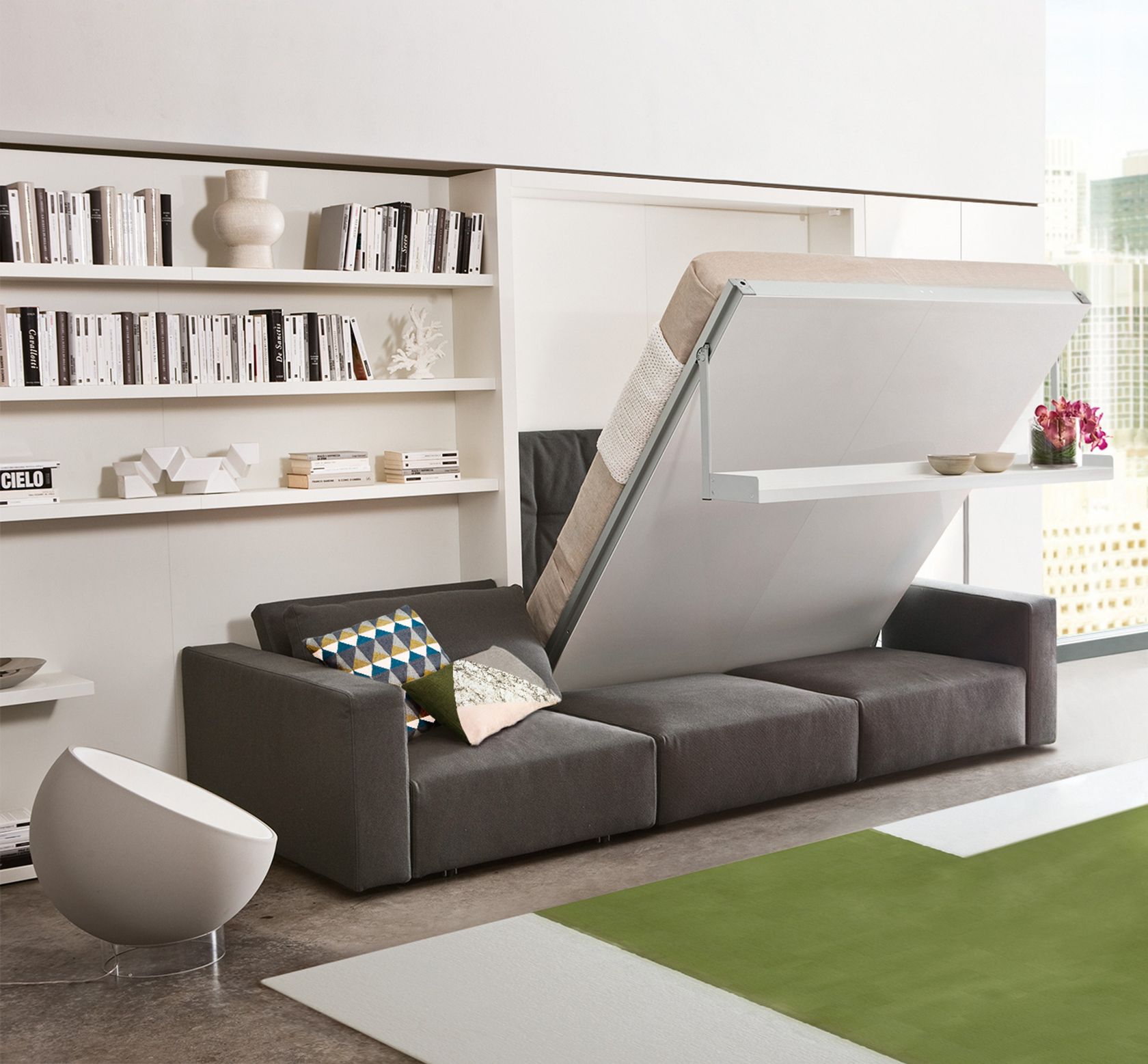 SWING Sofa / storage wall By CLEI | design Pierluigi Colombo