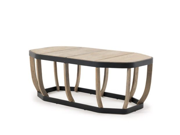 SWING | Oval coffee table By Ethimo design Patrick Norguet