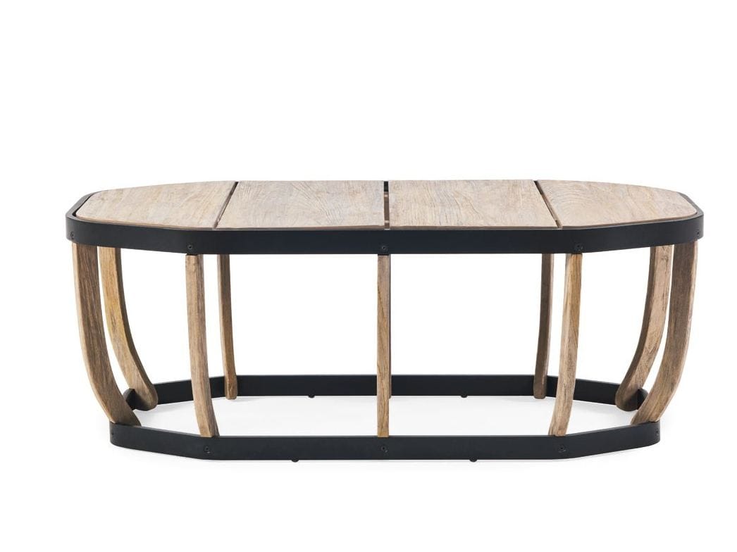 SWING | Oval coffee table By Ethimo design Patrick Norguet