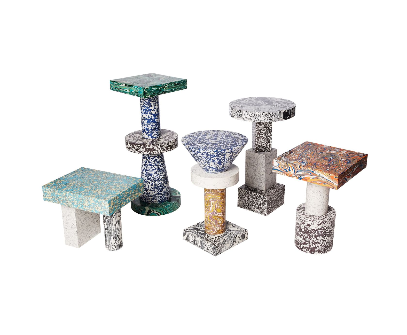 SWIRL TABLE MEDIUM Square marble coffee table By Tom Dixon | design Tom ...