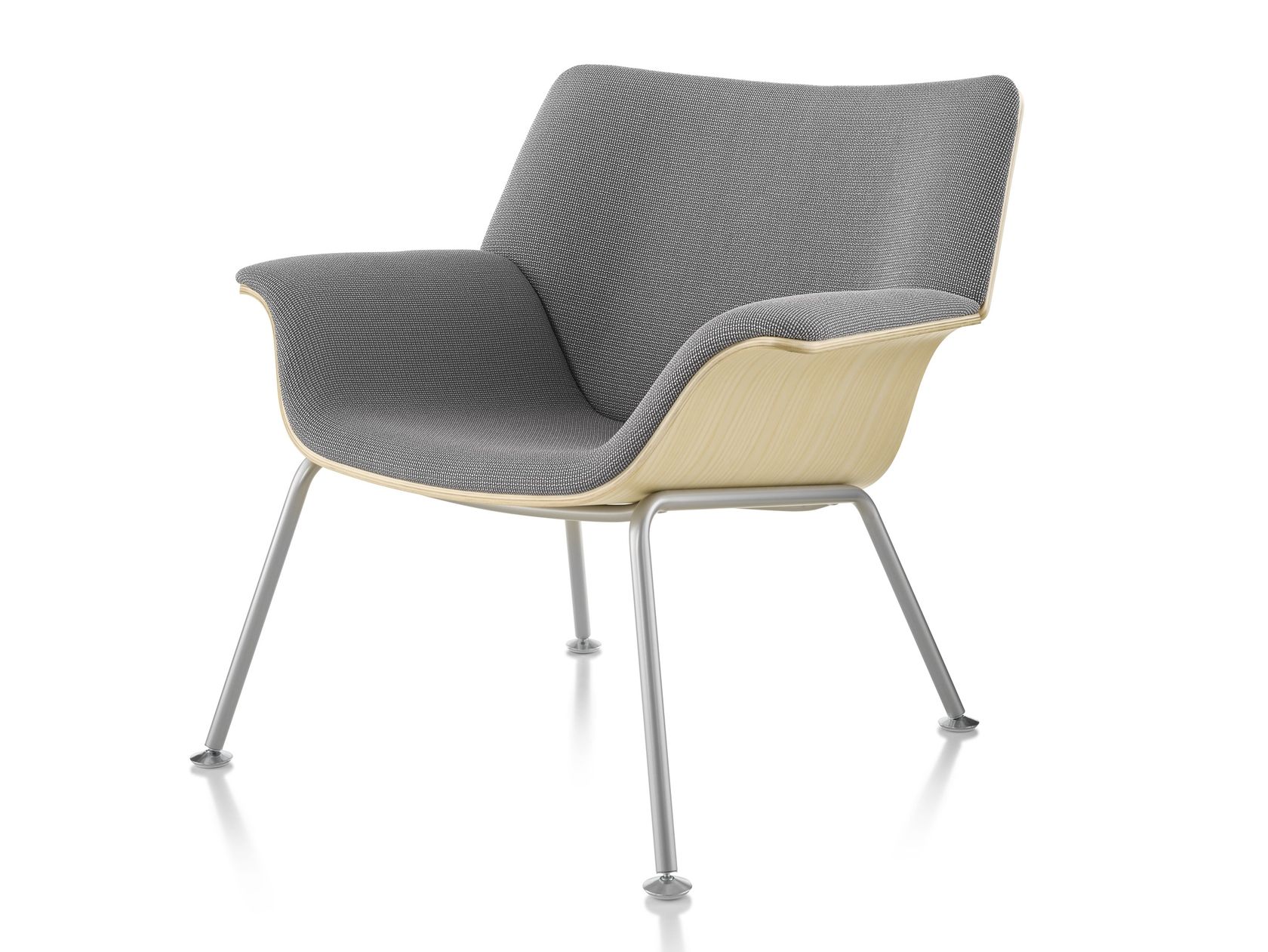 SWOOP Fabric easy chair with armrests By Herman Miller | design Brian Kane