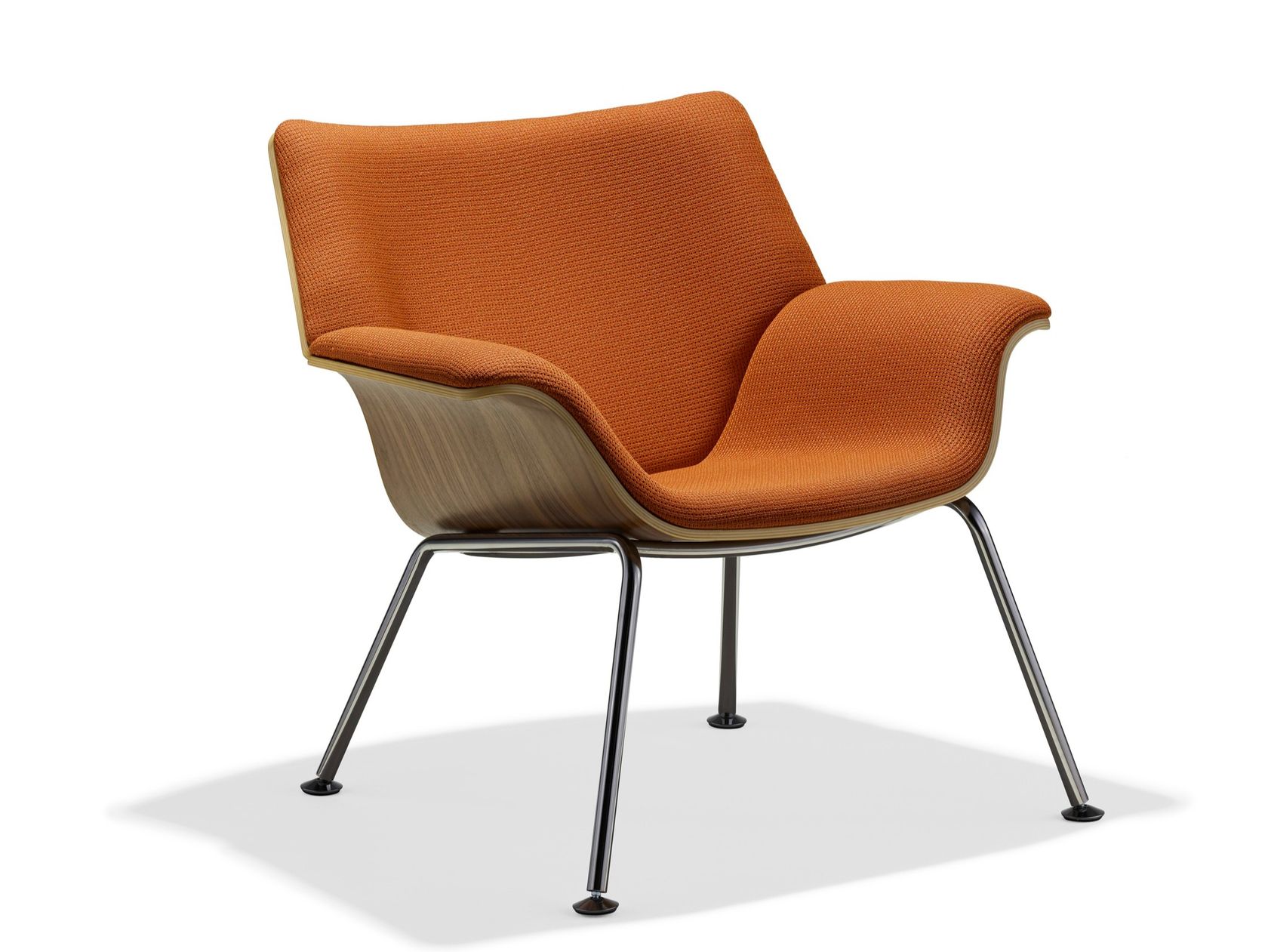 SWOOP Fabric easy chair with armrests By Herman Miller | design Brian Kane