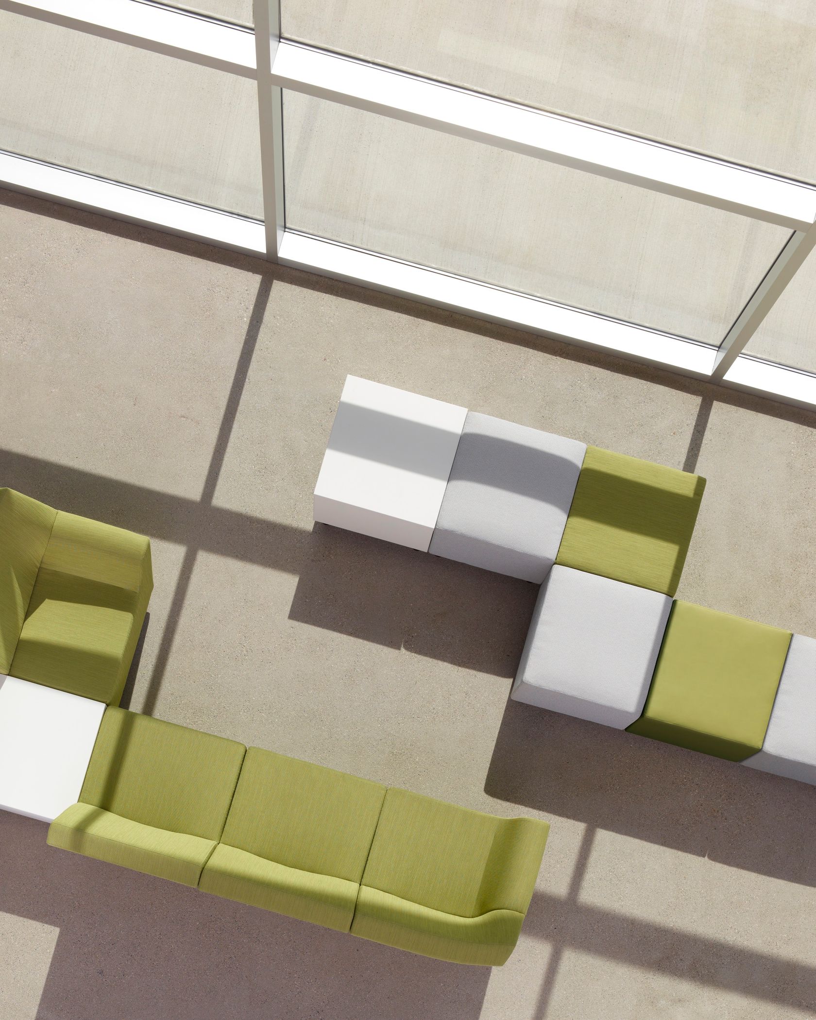 SWOOP | Pouf Swoop Collection By Herman Miller design Brian Kane