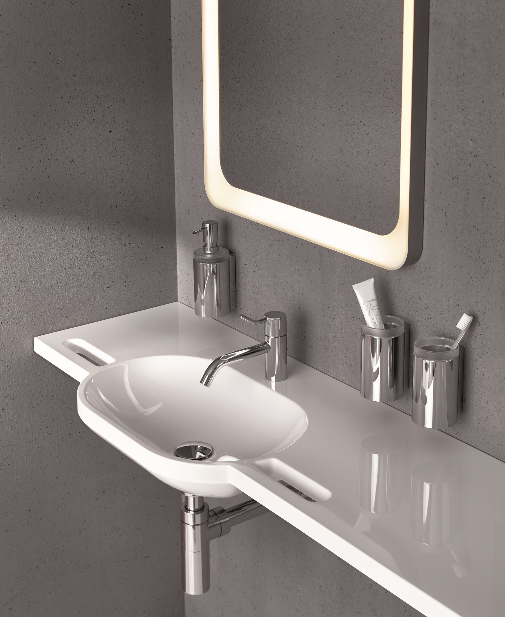 SYSTEM 162 | Bathroom soap dispenser System 162 Collection By HEWI ...