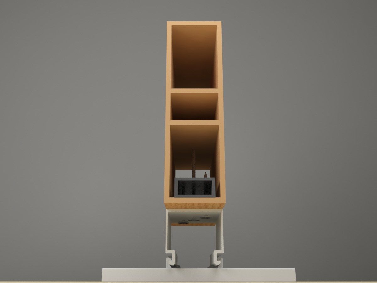 SYSTEM BLADE WPC Sistema y perfil de anclaje para fachada By PACUR