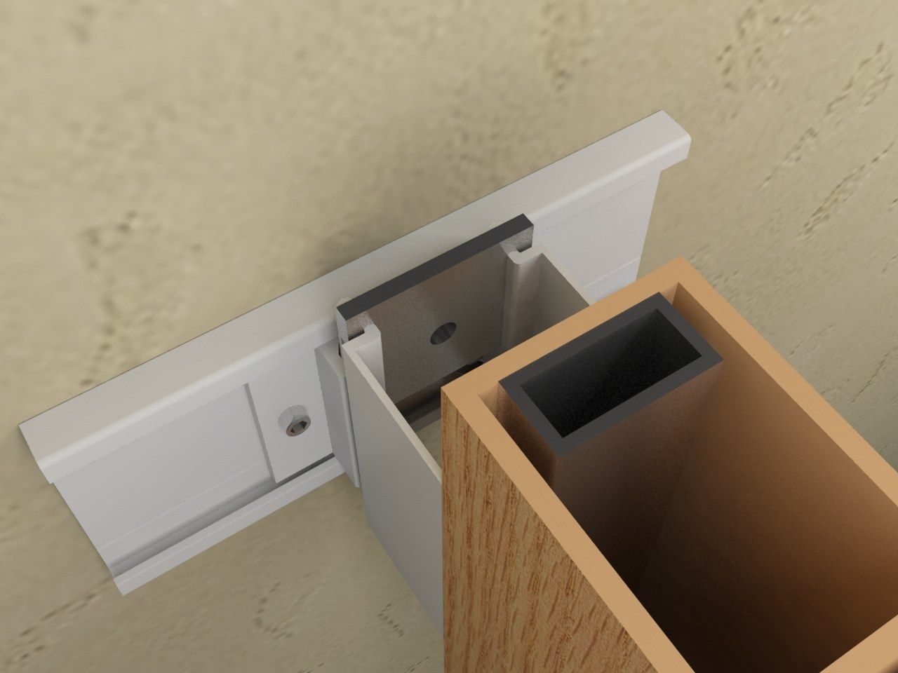 SYSTEM BLADE WPC Sistema y perfil de anclaje para fachada By PACUR