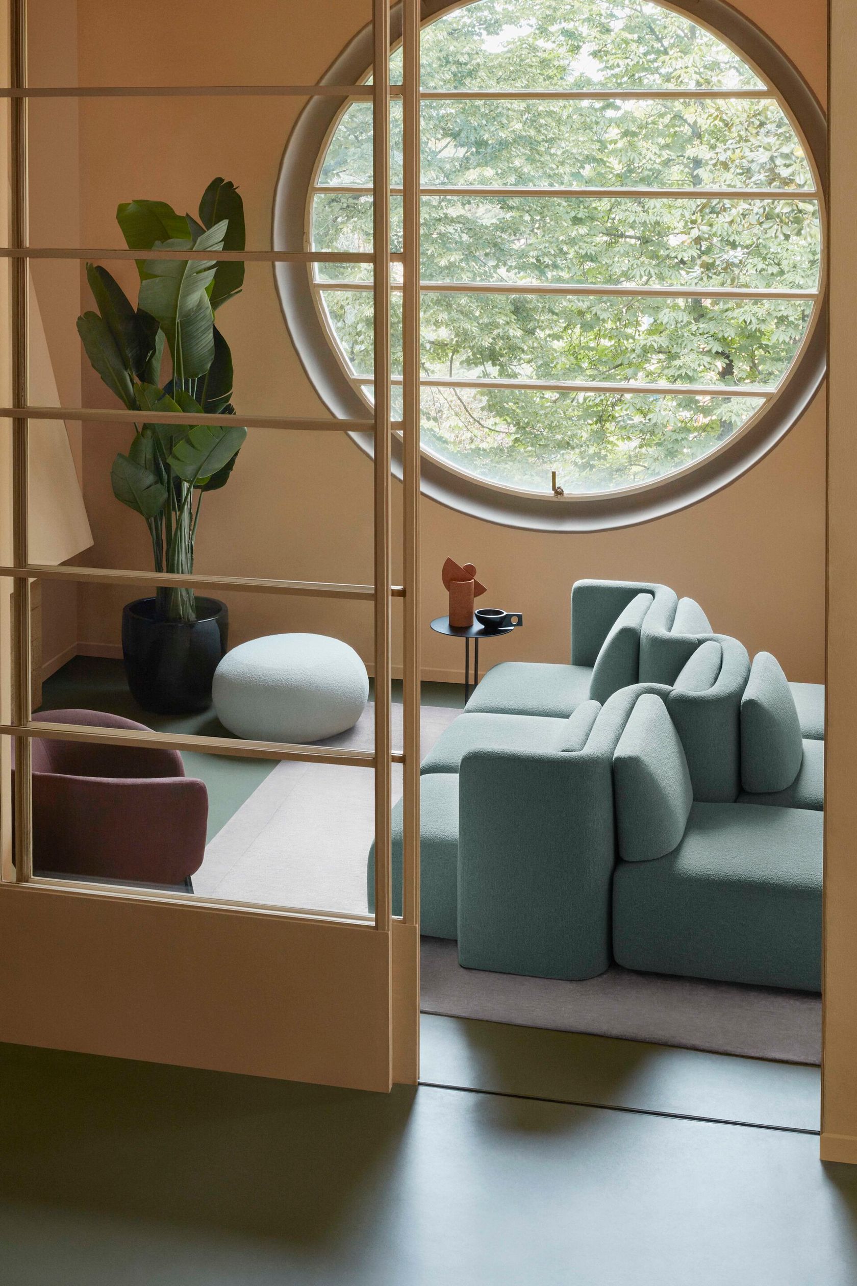GALA Modular fabric sofa By Saba Italia | design Cristina Celestino