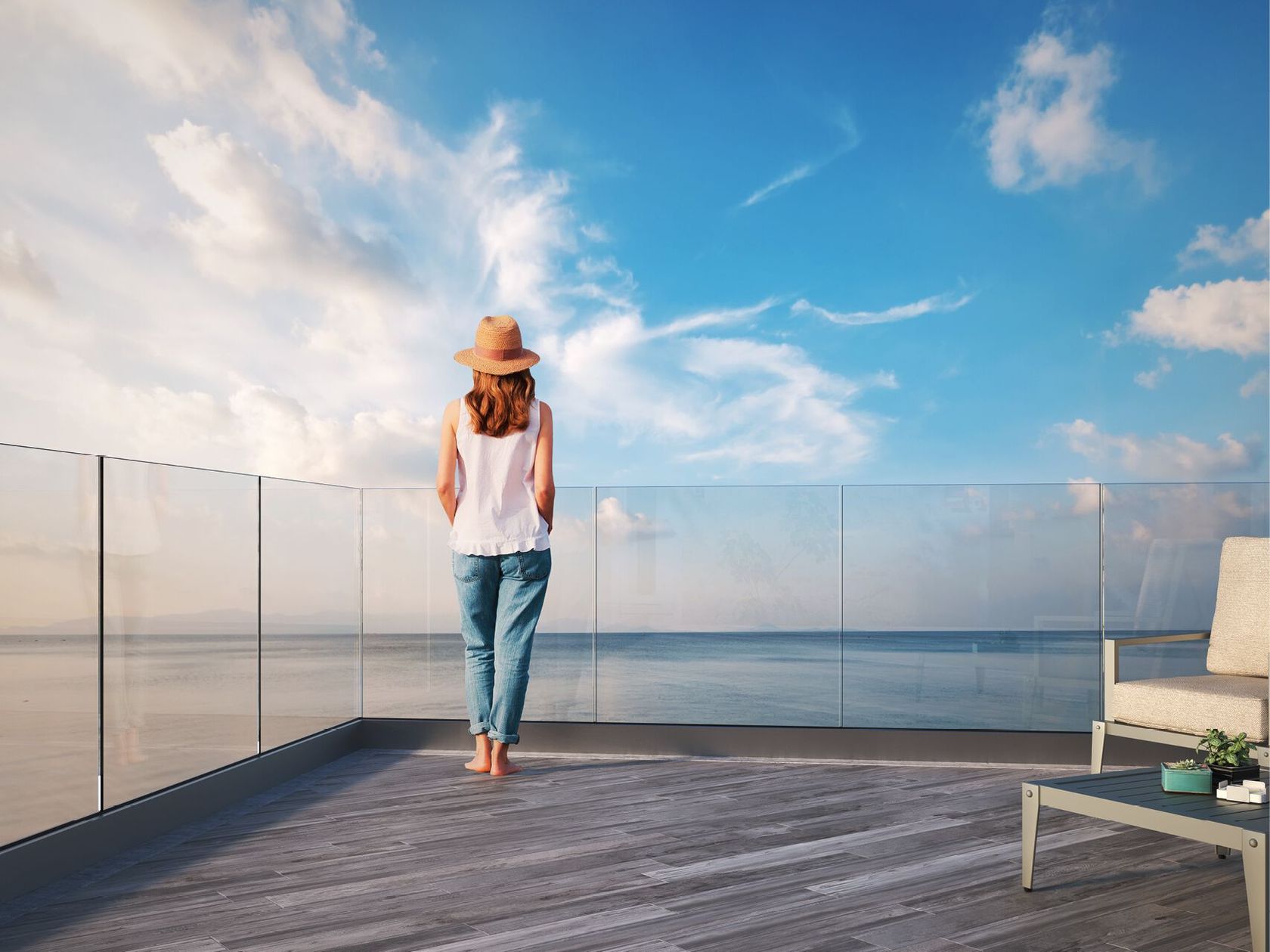 Parapetto in vetro per finestre e balconi DEFENDER 810 - Saint-Gobain ...