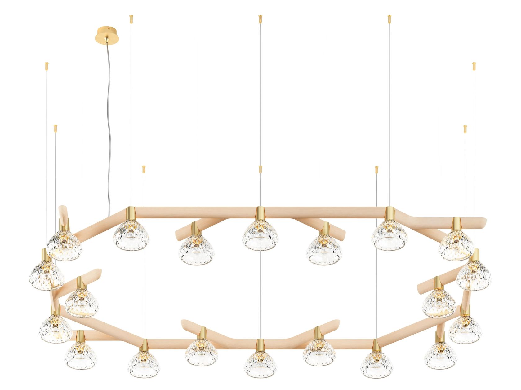 FOLIA Pendant lamp By Saint-Louis | design Noé Duchaufour-Lawrance