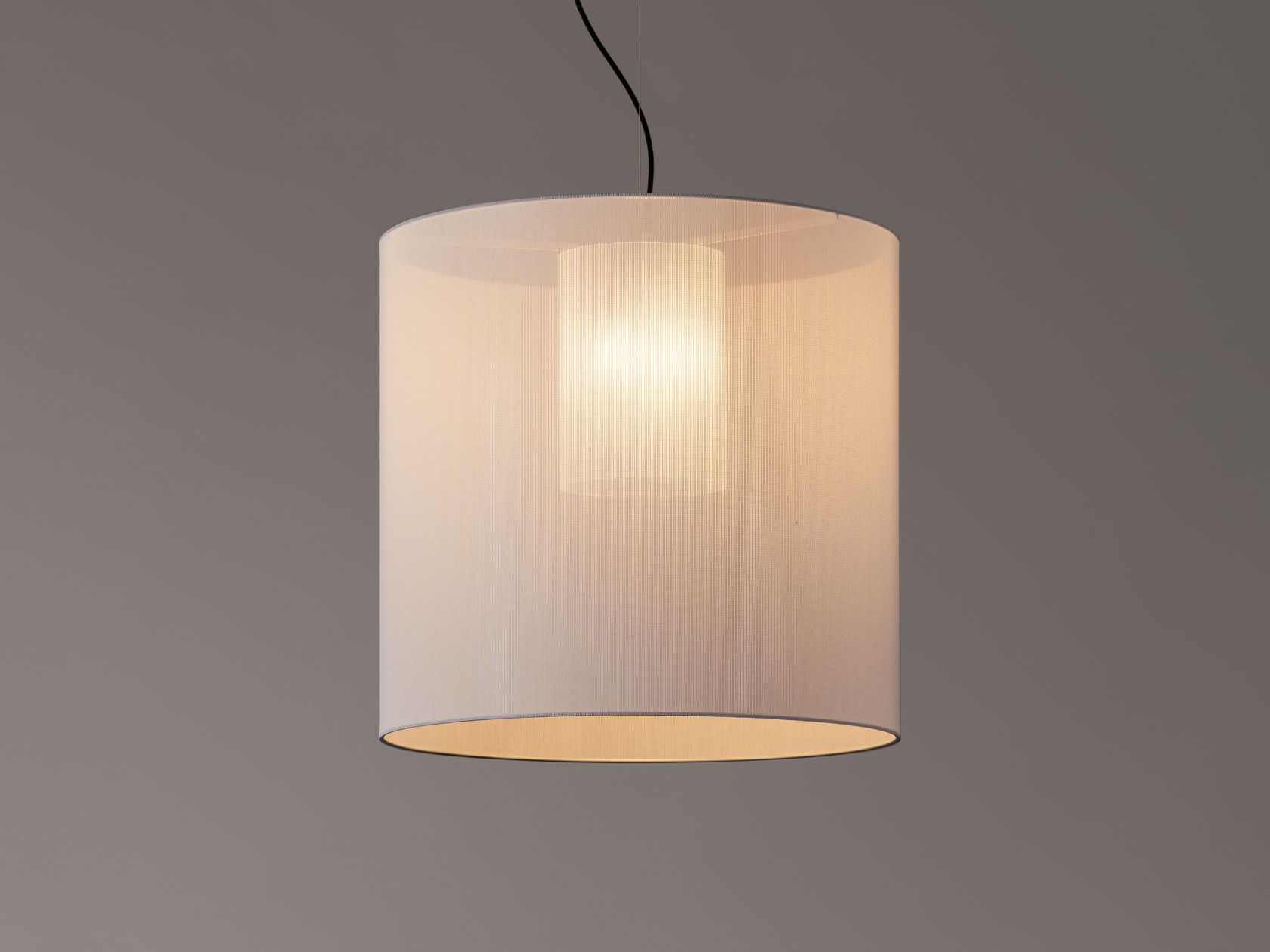 MOARÉ LED polyester pendant lamp By Santa & Cole | design Antoni Arola