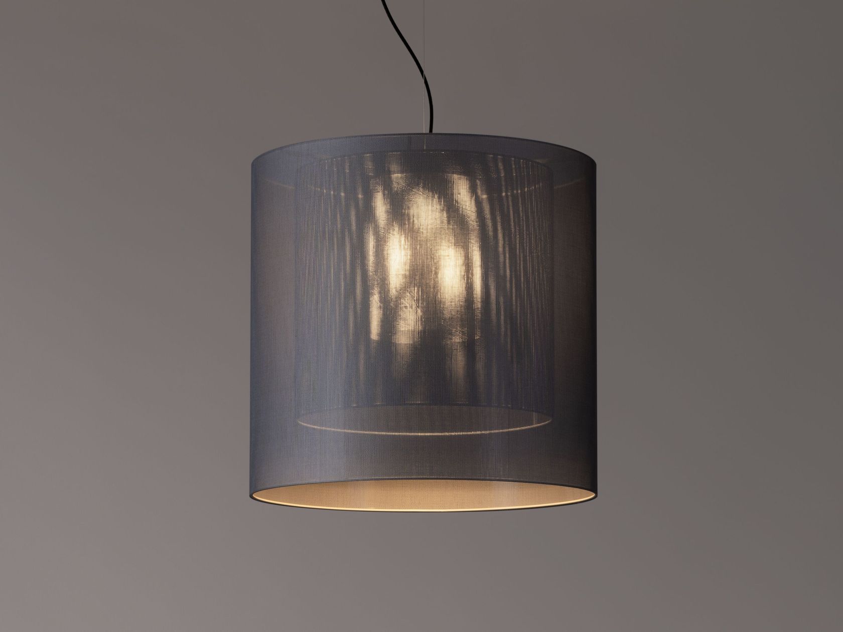 MOARÉ LED polyester pendant lamp By Santa & Cole | design Antoni Arola