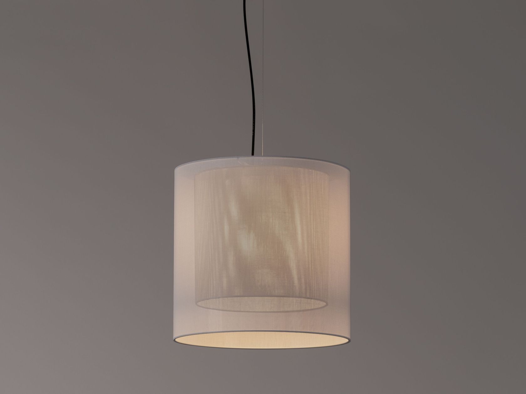 MOARÉ LED polyester pendant lamp By Santa & Cole | design Antoni Arola