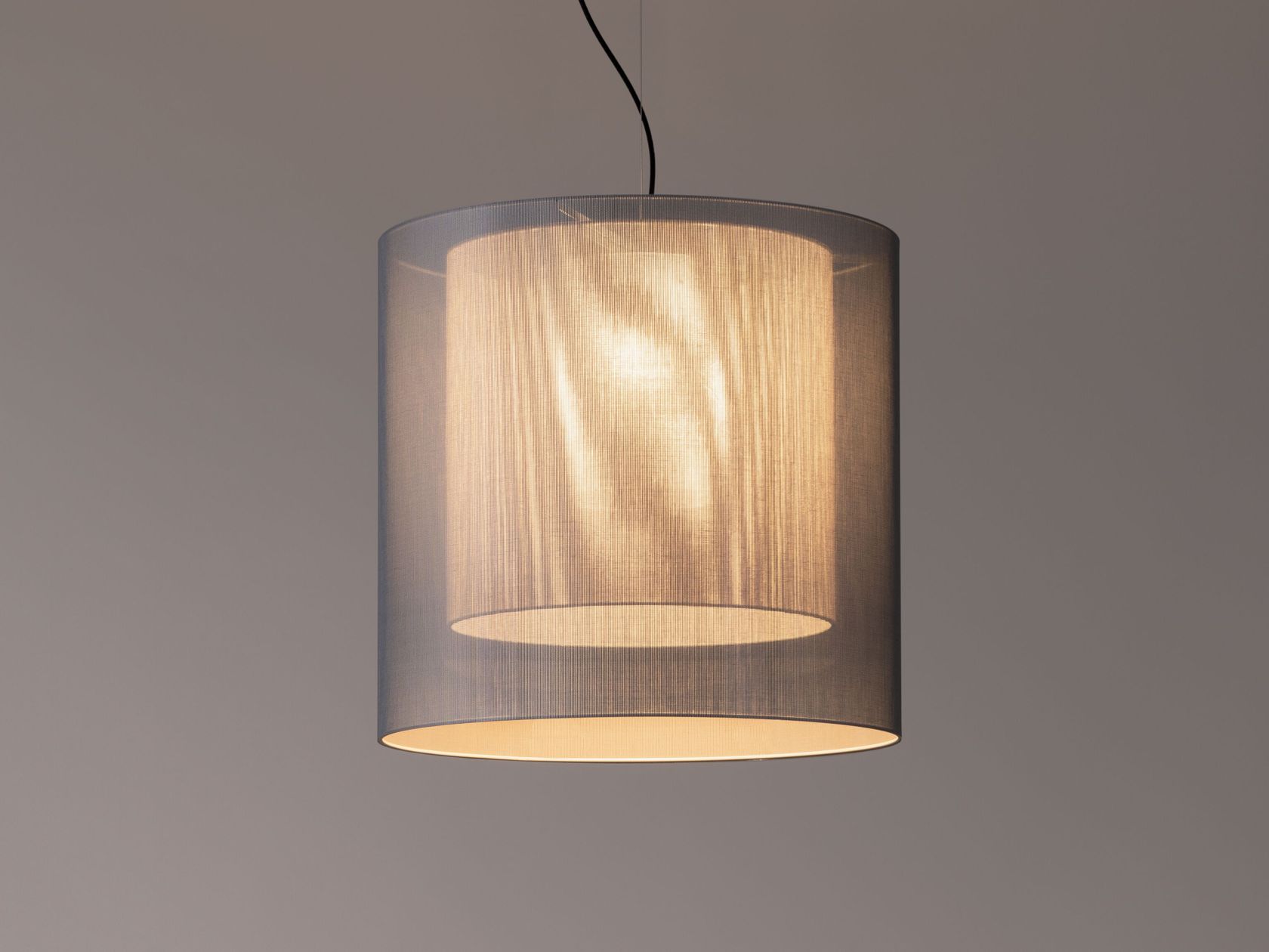 MOARÉ LED polyester pendant lamp By Santa & Cole | design Antoni Arola
