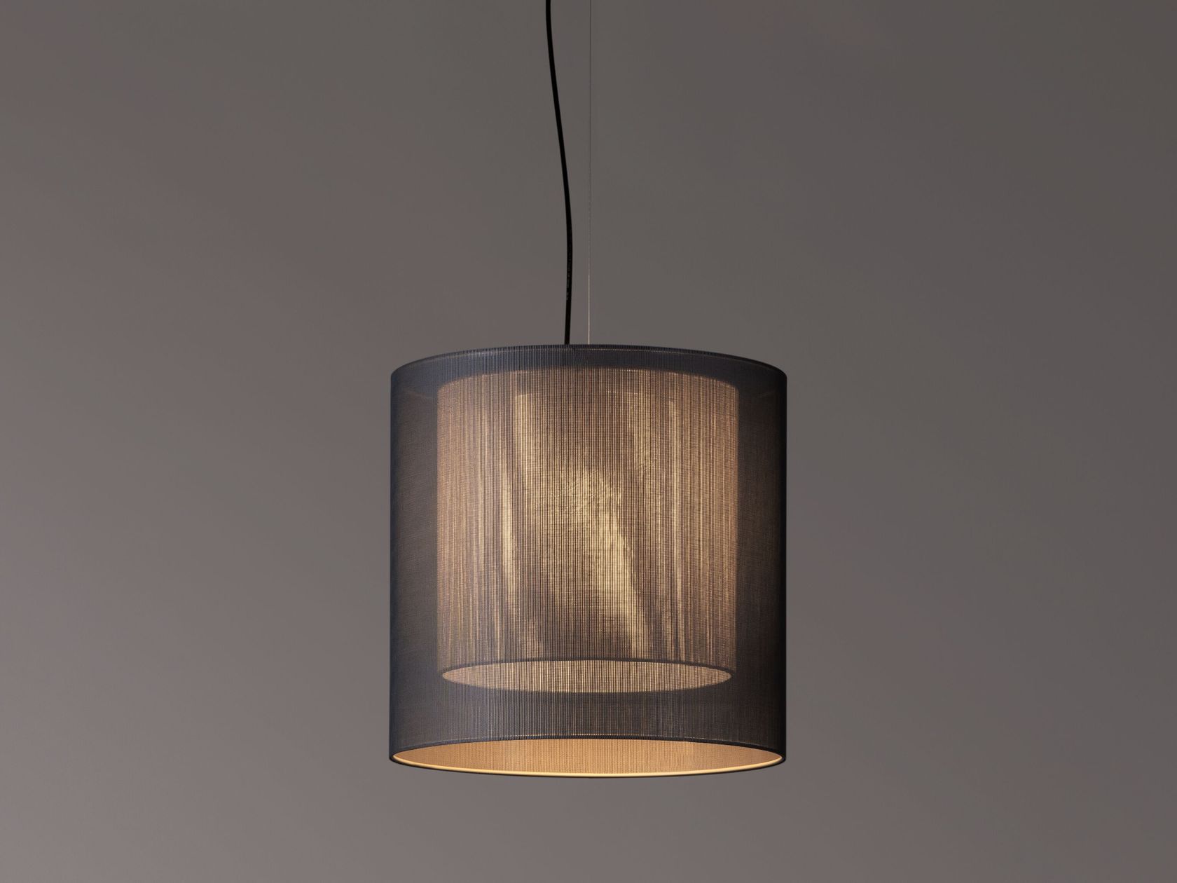 MOARÉ LED polyester pendant lamp By Santa & Cole | design Antoni Arola