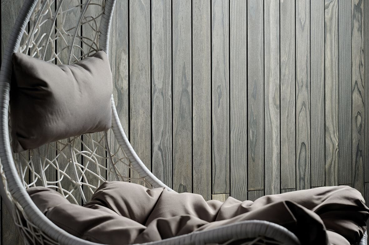 ACCOYA® CLADDING RAW_GREY PLANK Wood panel for facade By Sapiens