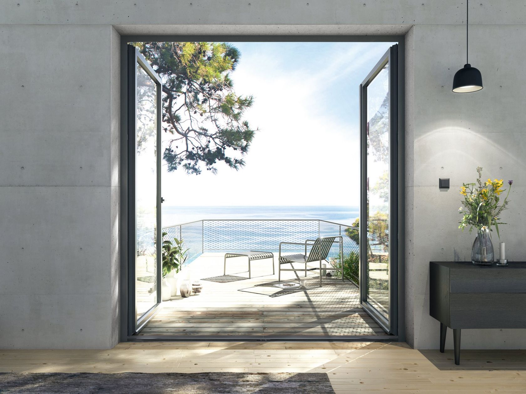 Schüco AWS 70.HI Aluminium thermal break window By Schüco