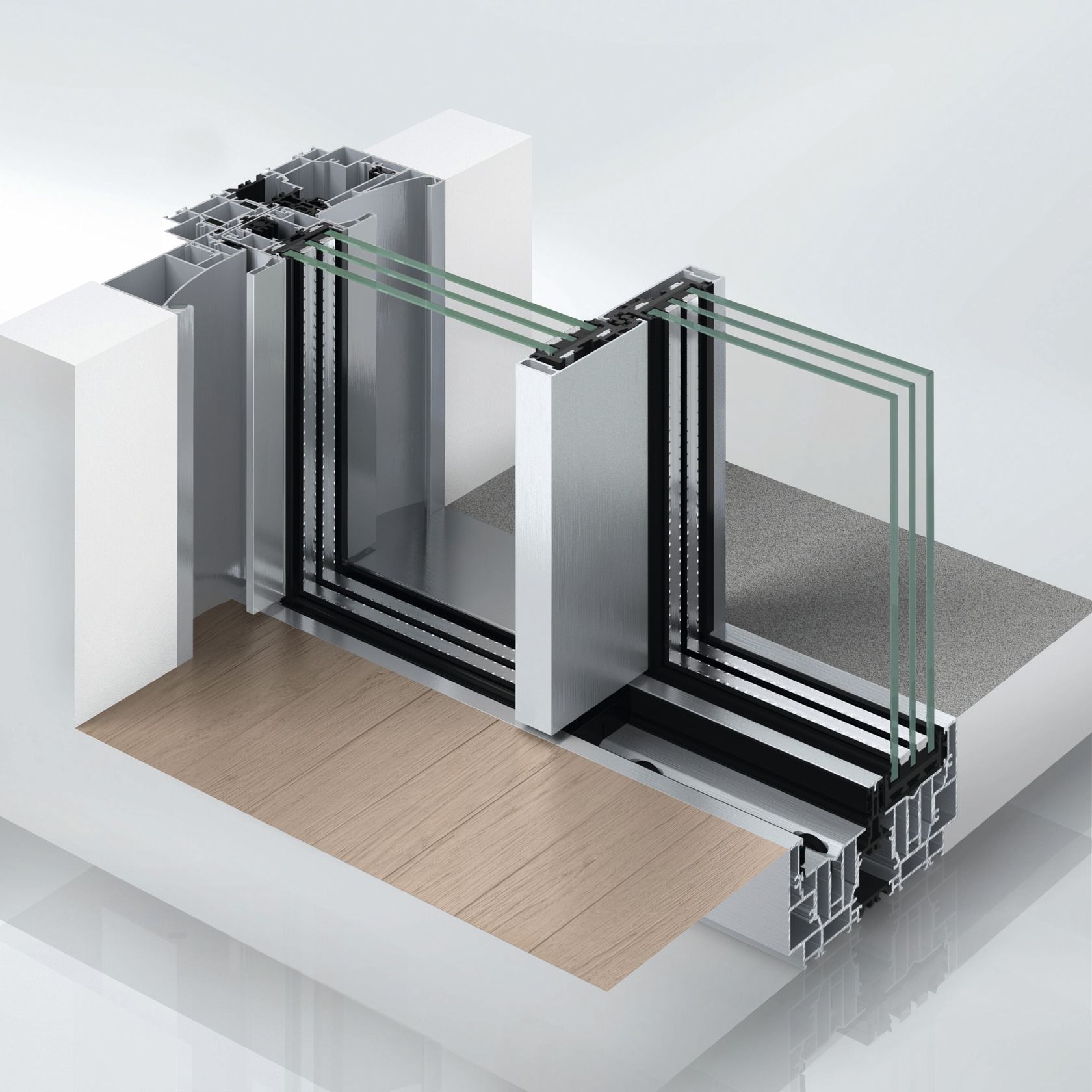 Schüco AS PD 75.HI Ventana By Schüco