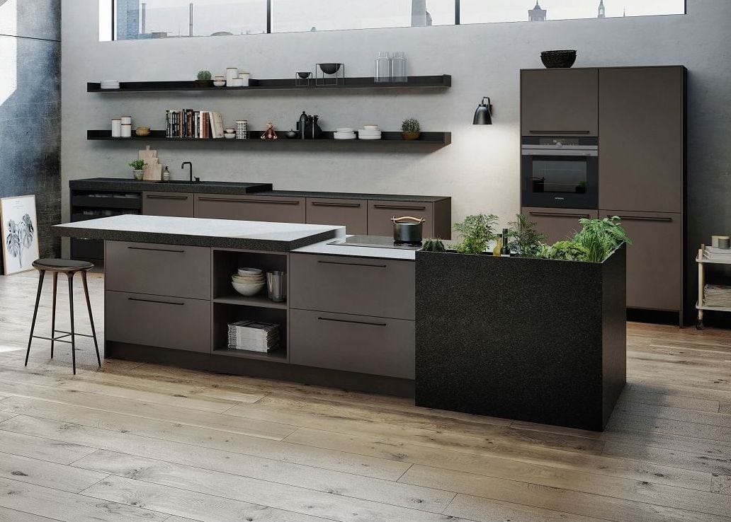 Kitchen SieMatic URBAN 29 SE 8008 LM / SE 4004 E By SieMatic design Kinzo