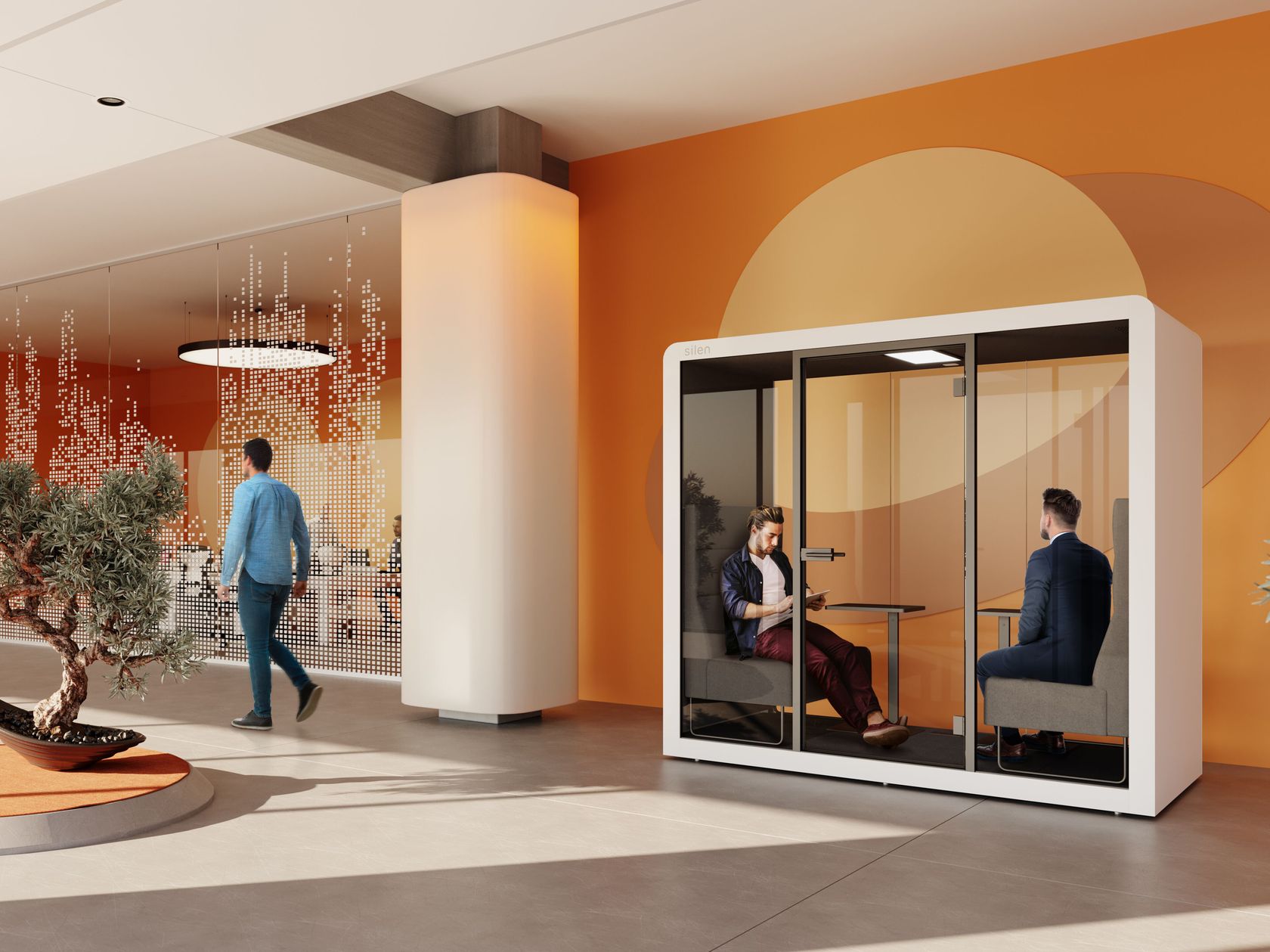 SILEN SPACE 2 Acoustic meeting pod By Silen