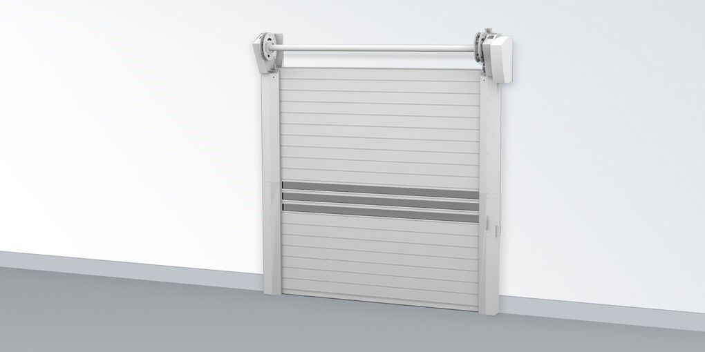 Sectional door Slatted exterior doors By ASSA ABLOY Entrance Systems