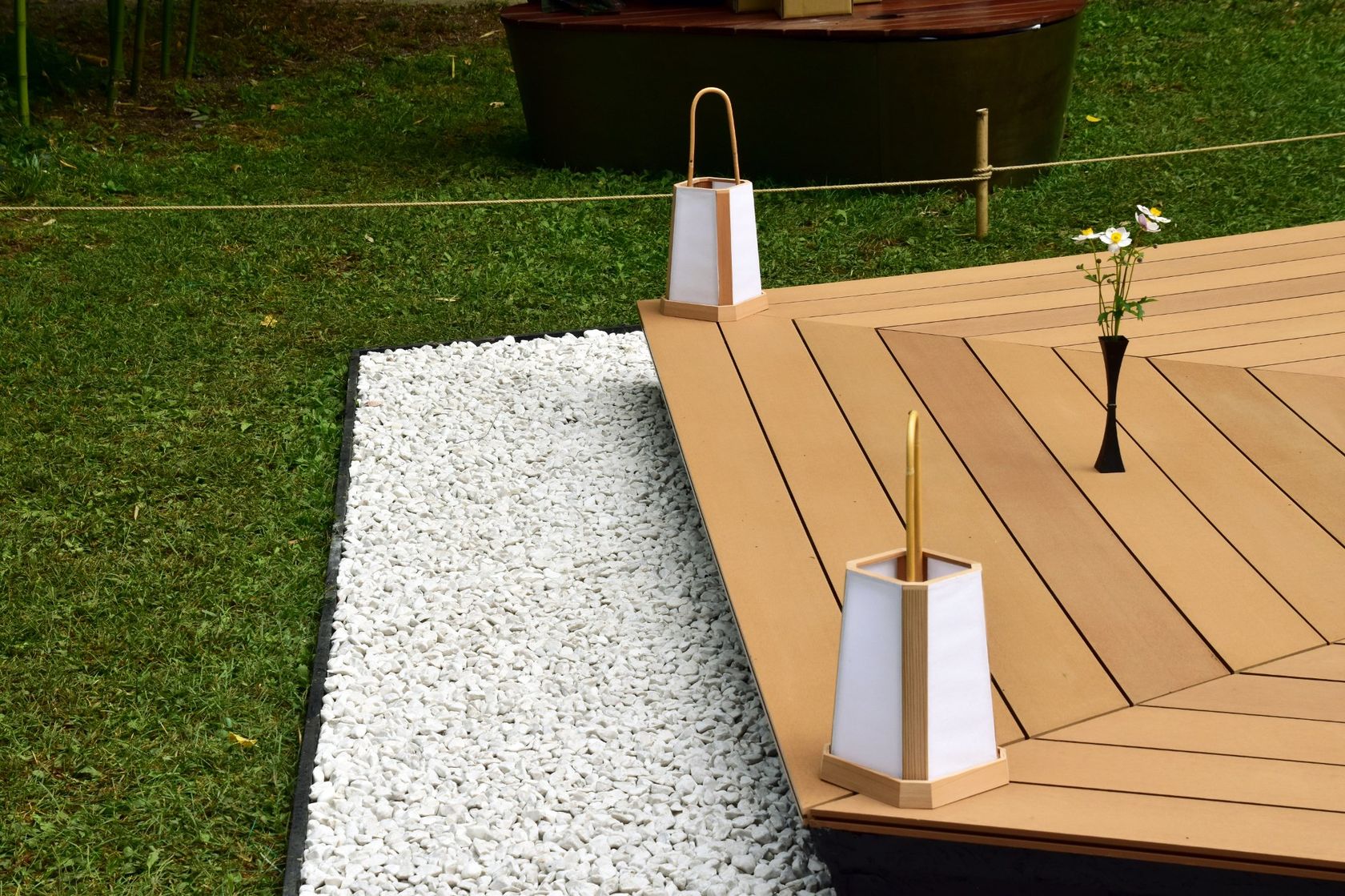 Staves Solid Profile Composite wood decking By NOVOWOOD