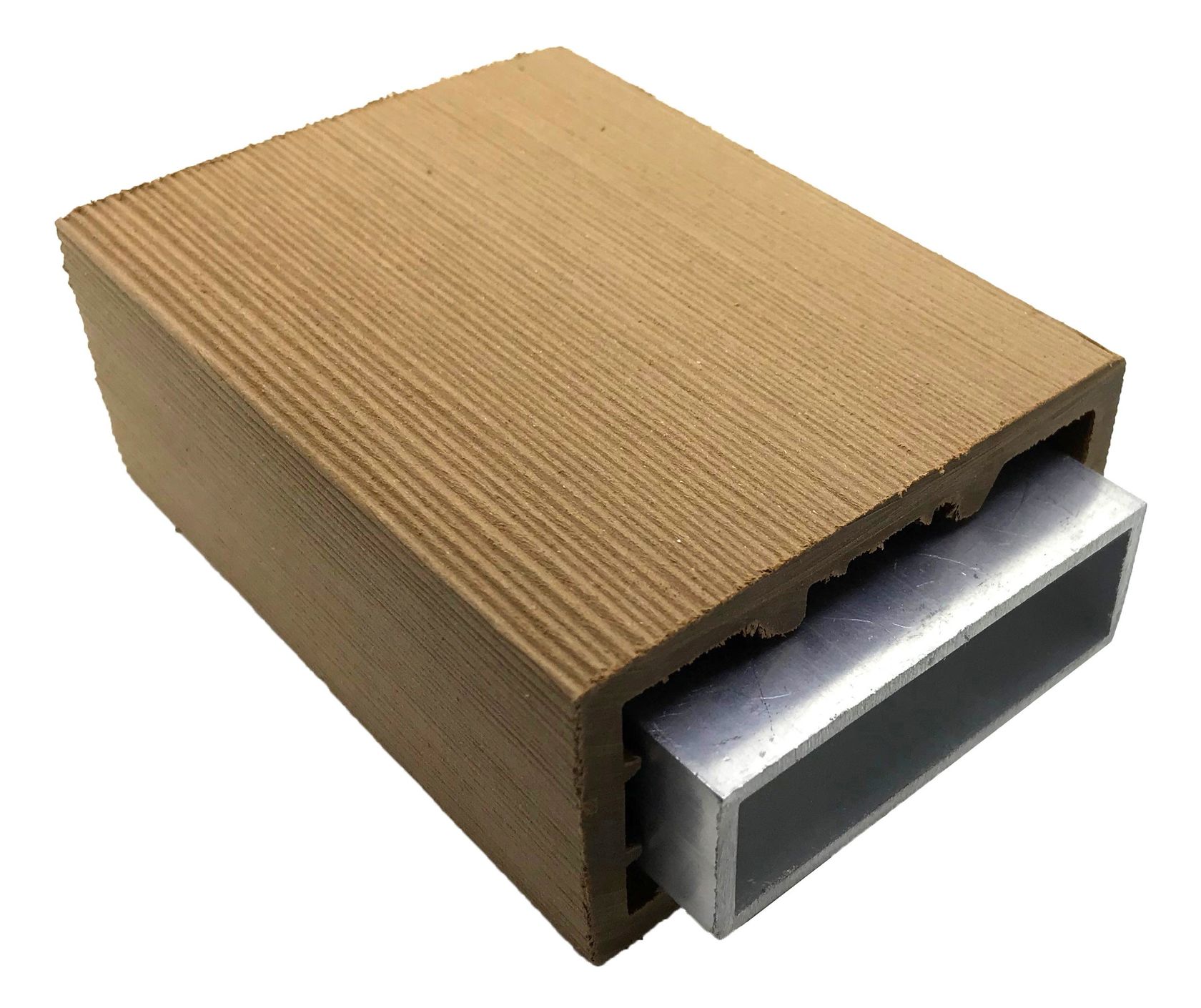Sunscreen Profile 75 x 40 WPC solar shading By NOVOWOOD