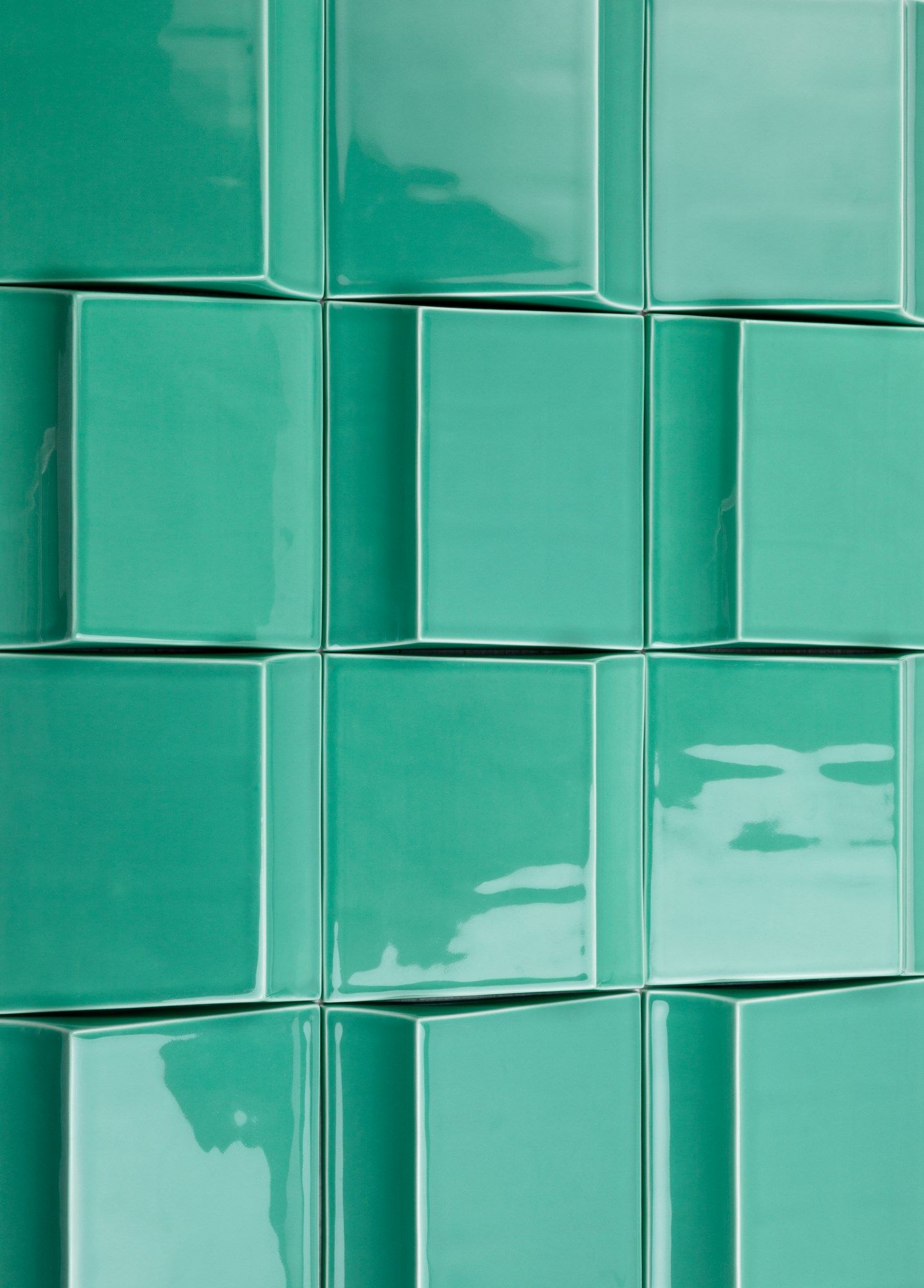 Indoor ceramic 3D Wall Tile TÂMEGA By Theia