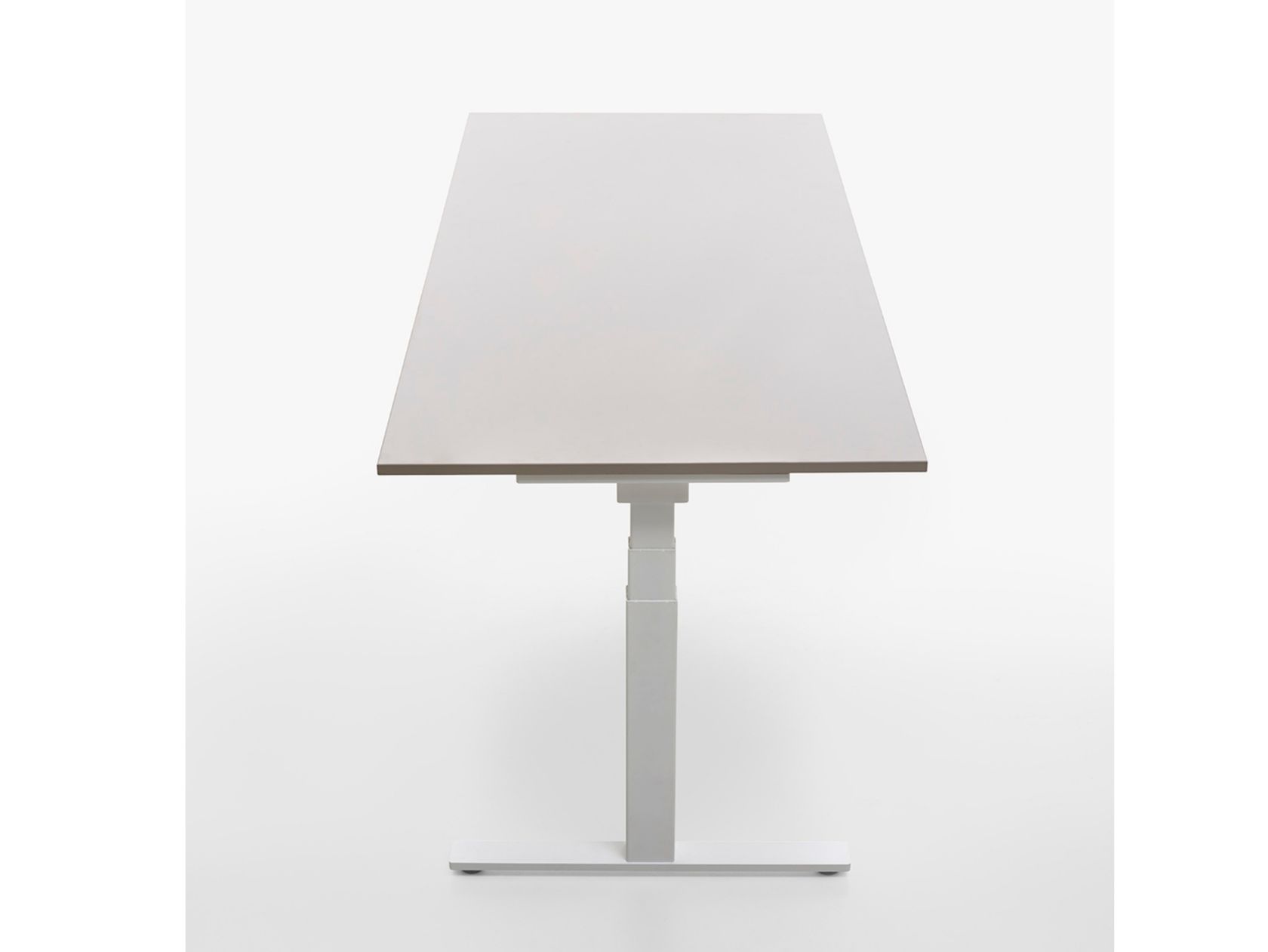 T-LEG Height-adjustable rectangular office desk By Manerba | design ...